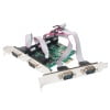PCI 4 Ports RS232 9 Pin Ports Serial pcie expansion PCI Expansion Card ...