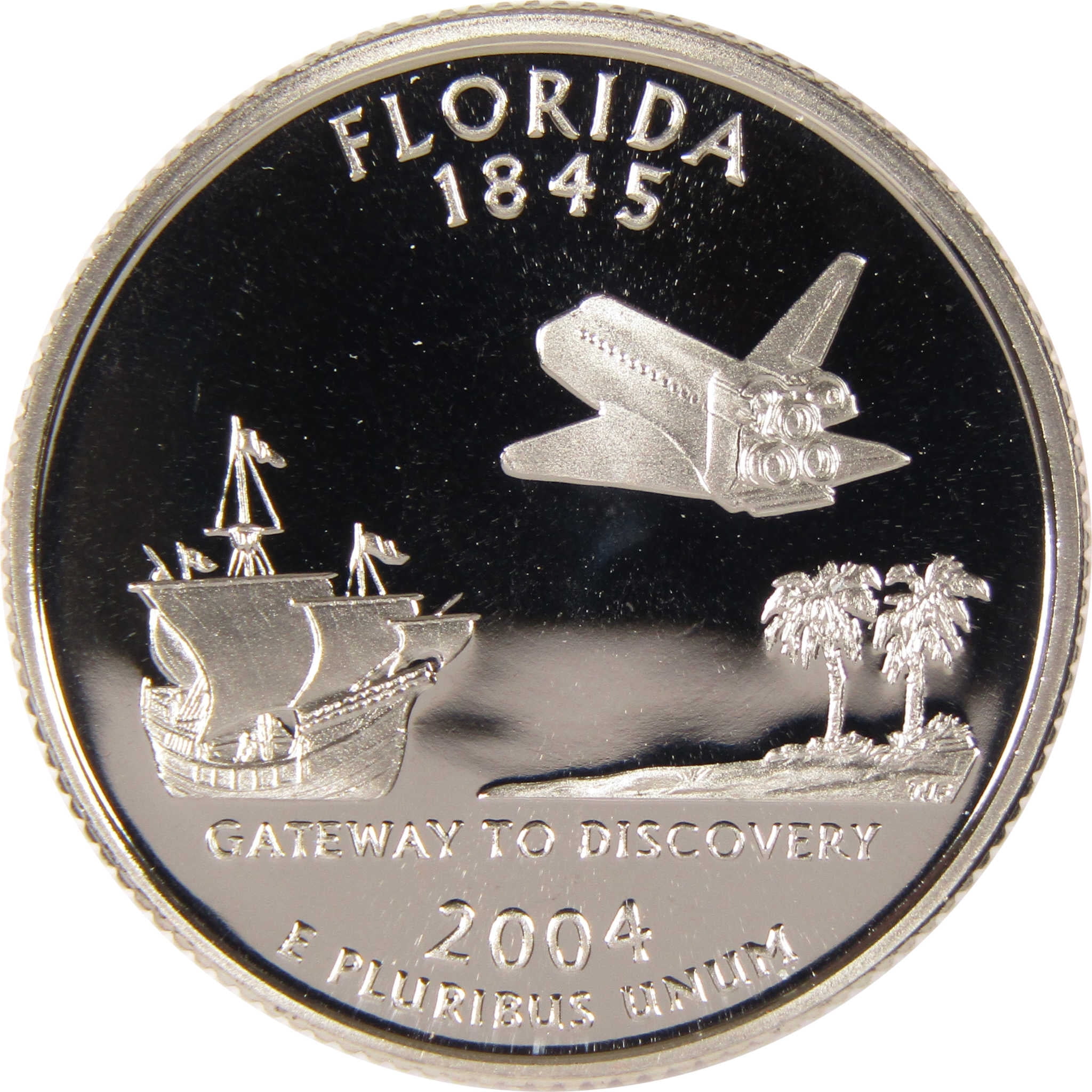 2004 S Florida State Quarter Clad 25c Proof Coin - Walmart.com