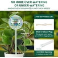 13 oz Up 2 Weeks Extra Large Plant Watering Globes, Iridescent Rainbow ...