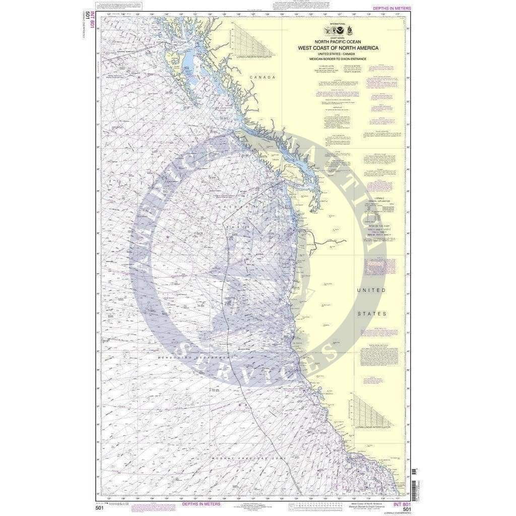 Pacific Navigation Chart