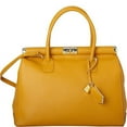 Sharo Elegant Italian Leather Tote and Shoulder Bag - Walmart.com