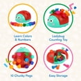 Battat Learning Ladybug Counting Toy Early Learning Preschool for ...