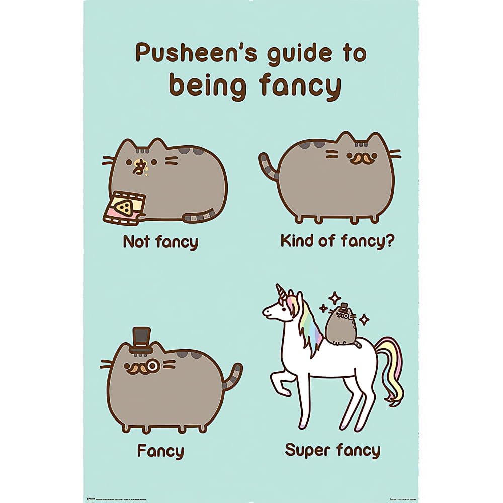 Pusheen The Cat - Poster / Print (Pusheen's Guide To Being Fancy ...