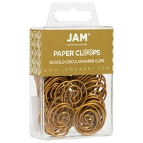 JAM Paper Round Red Paper Clips, 1 in, Medium, 50/Pack - Walmart.com