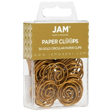 JAM Paper Round Fuchsia Pink Paper Clips, 1 in, 50 per Pack - Walmart.com