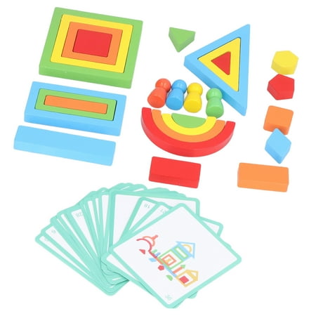 Colorful Stacking Blocks Set, Educational Fine Motor Skills Different ...