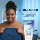 Secret Feminine Wash 24 HR Deodorizing Body Wash for Women, Peach ...