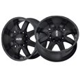 16" Black Phantom 225 Wheel by Ultra Wheel 225-6883SB+10 - Walmart.com