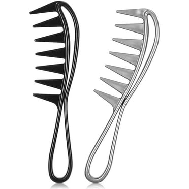 Wide Tooth Comb, Pink Detangling Comb, Hairdressing Comb for Home Salon ...