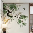 Ancient Style Willow Branch Flower and Bird Wall Sticker - 40x89.9cm ...