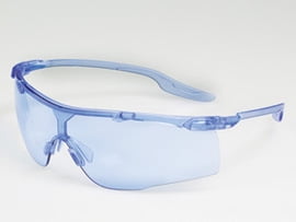 Radnor Saffire™ Safety Glasses With Blue Frame And Light Blue Lens - 12 ...