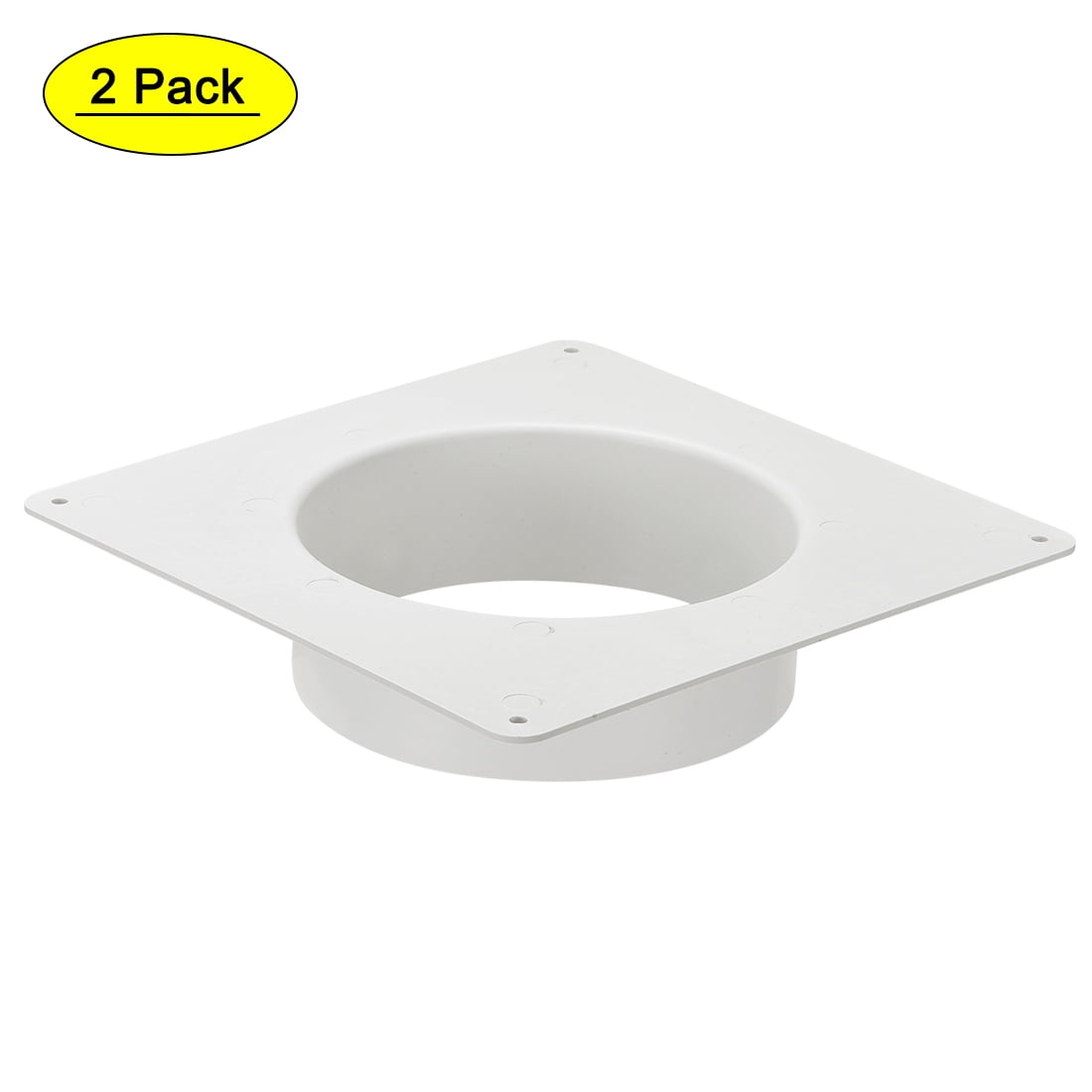 Uxcell 6inch Air Inlet Outlet Hose Pipe Adaptor Flange Duct Connector 2 ...