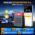 BT200/BT200 Pro OBD2 Scanner Diagnostic Tool Bluetooth, Full System ...