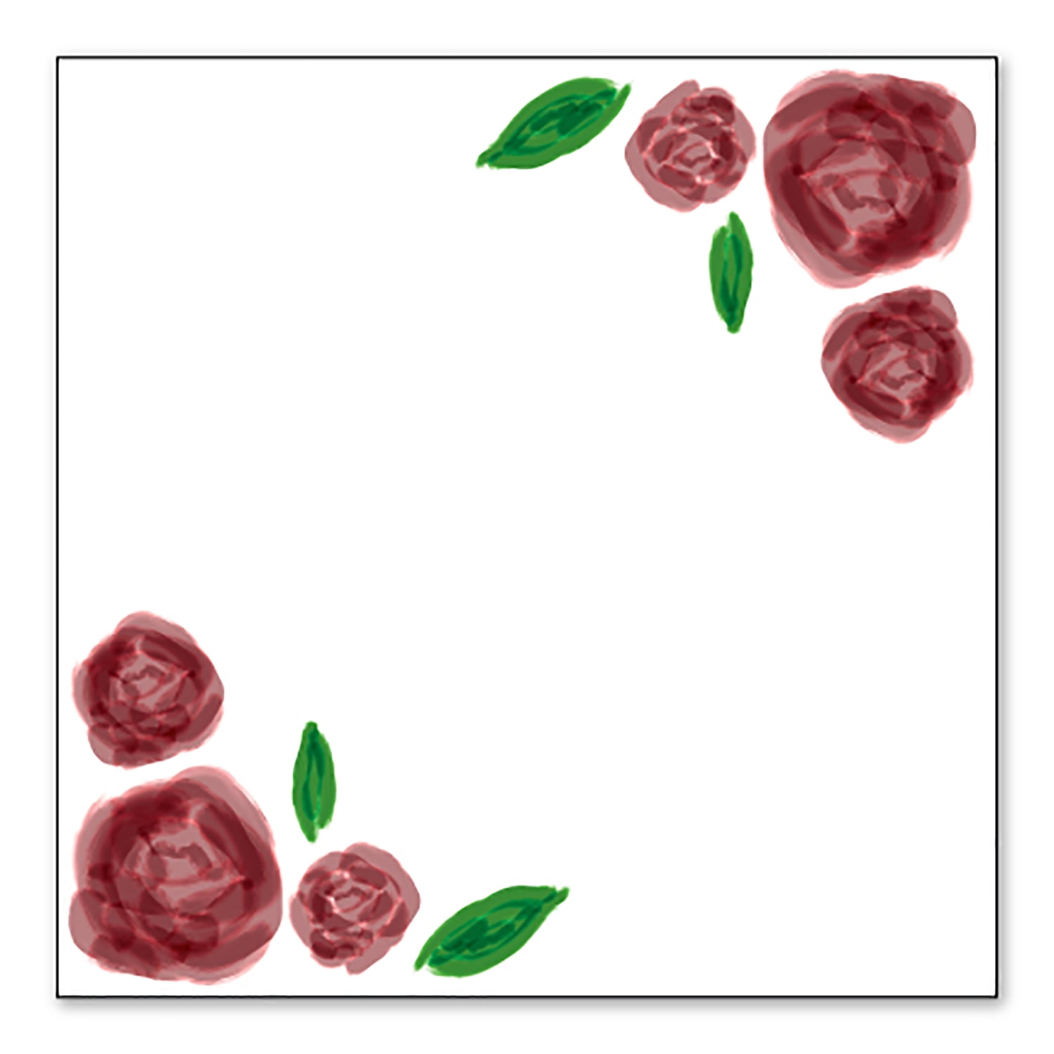 DistinctInk Custom Bumper Sticker - 10" x 10" Decorative Decal - White ...