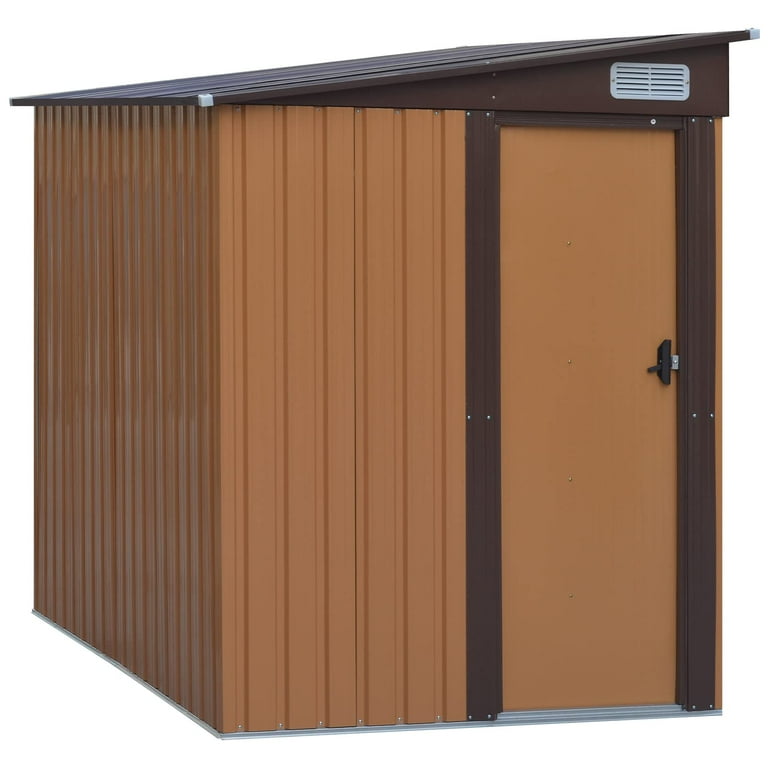 7x5 Ft Outdoor Storage Shed With Sliding Lockable Door And, 48% OFF