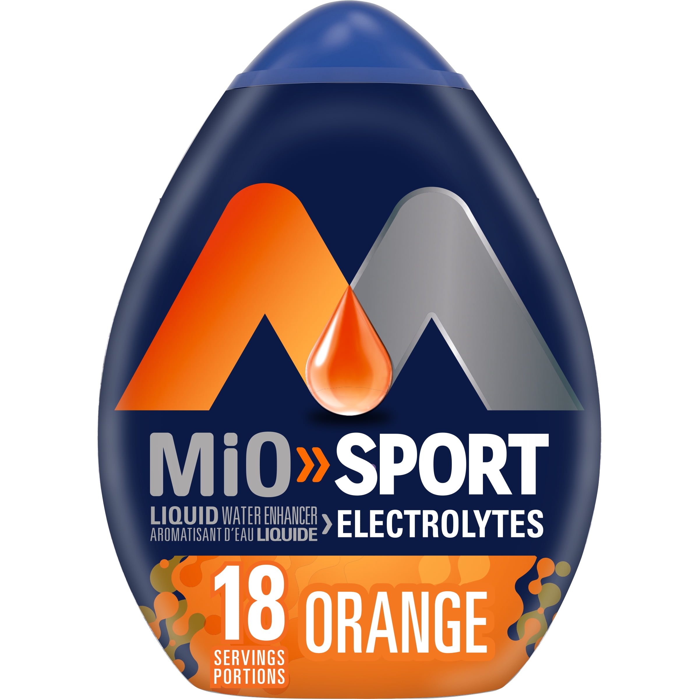 mio Hydrate Orange Electrolyte Drink Mix, 48 mL Bottle, MIO SPORT ...