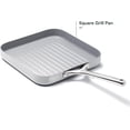 Caraway Square Grill Pan - 11” Grill Pan - Non-Stick Ceramic Coated ...