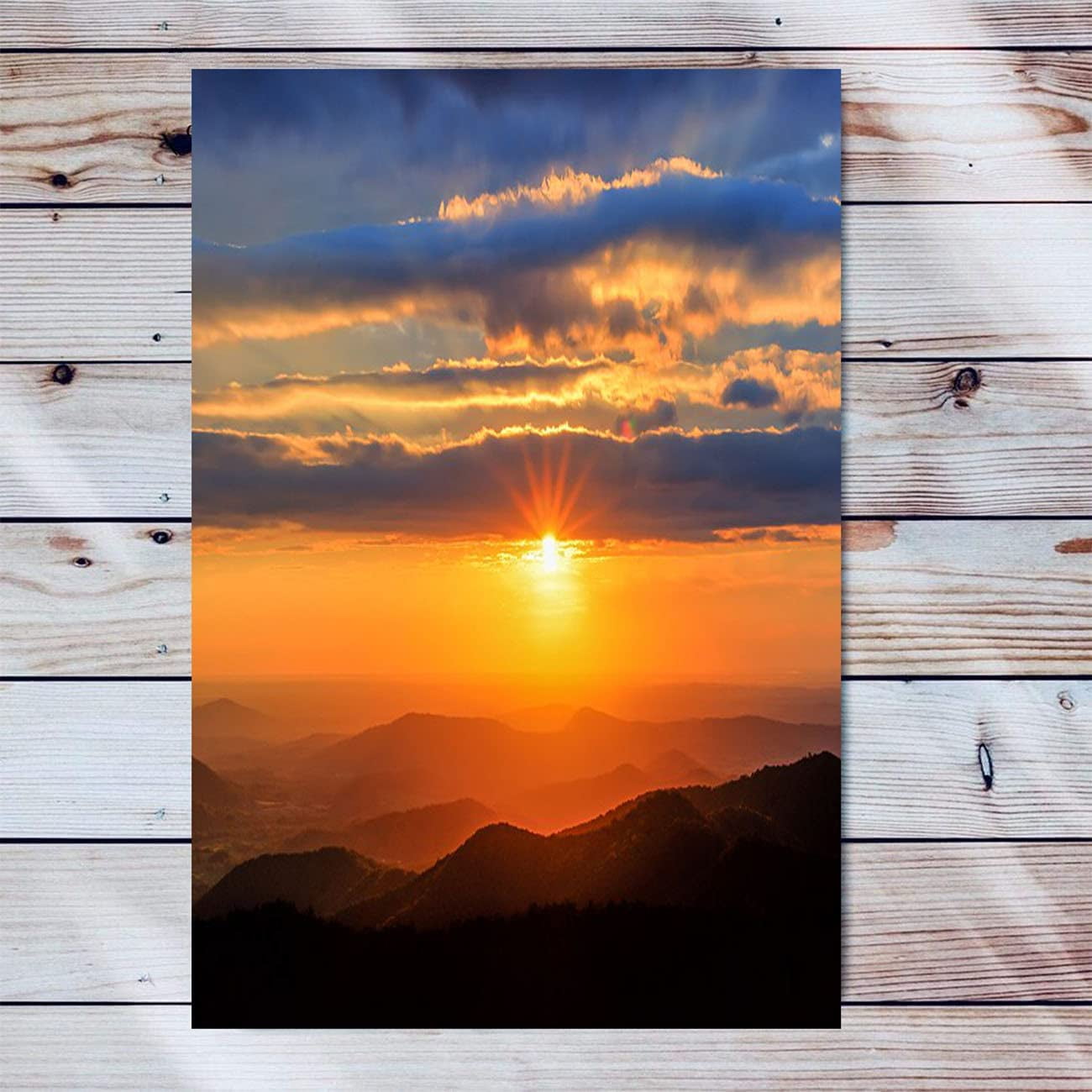 Sunrise Canvas Wall Art Artwork Wooden Frame Painting Shenandoah ...