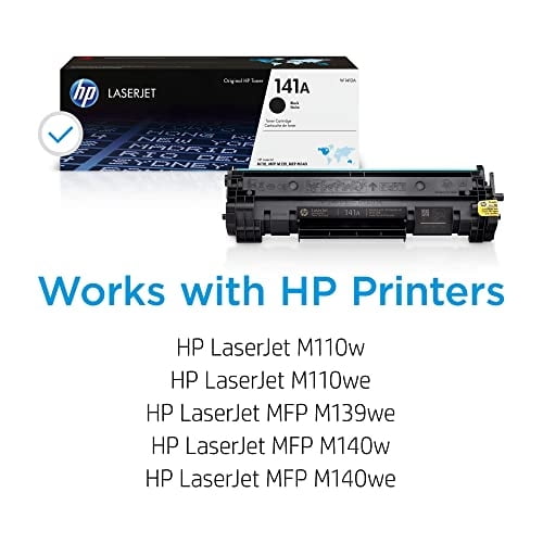 Cartucho de tóner negro ORIGINAL HP 141A | Funciona con hp LaserJet ...