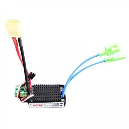 RC ESC Replacement,860A 12V-24V Waterproof Bidirectional RC ESC,Brush ...
