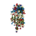 29.5 Inch Red White Blue Morning Glories Hanging Decor, Independence ...