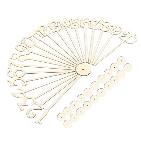 Wooden Table Numbers, DIY Making Easy Table Number Stands Practical ...