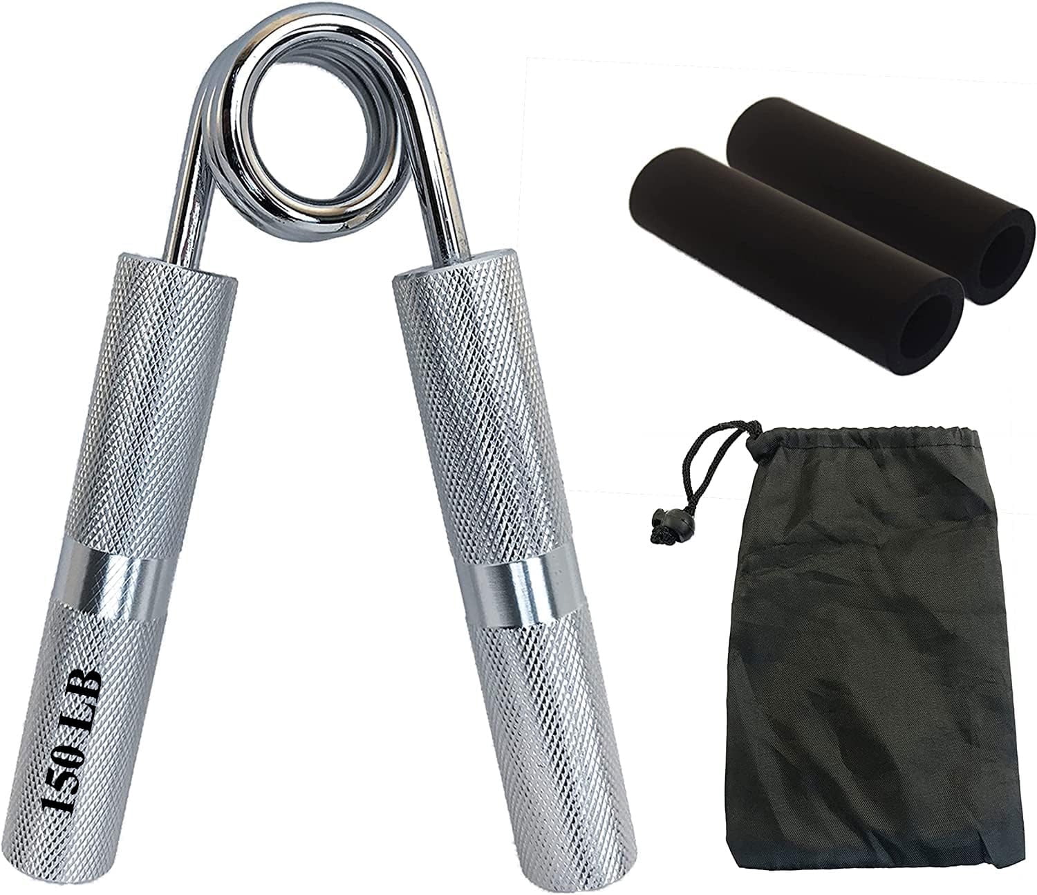 Portable Grip Strength Trainer Hand Therapy Exercise - 150 LB ...
