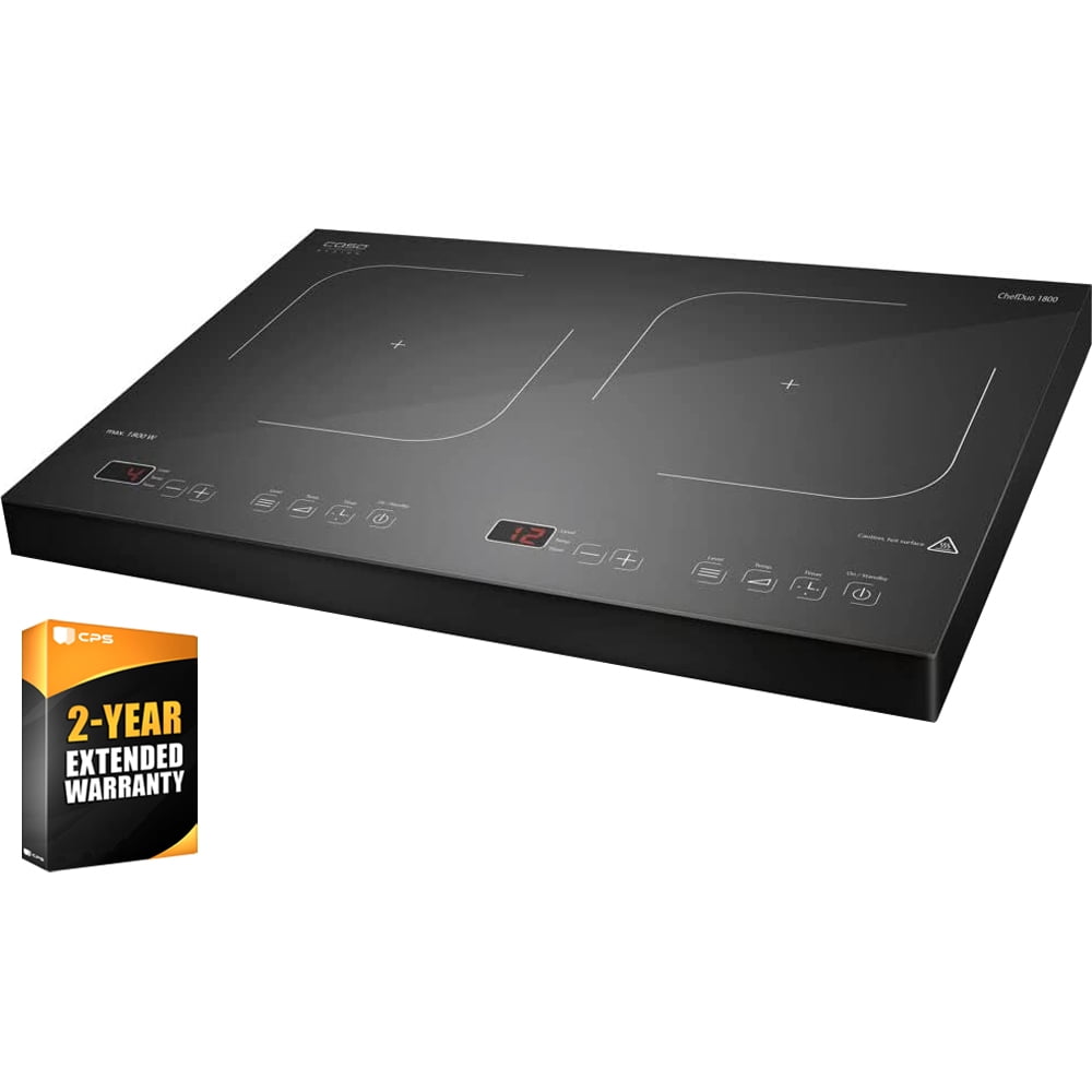 Caso 12221 Chef Duo 1800W Portable Double Induction Cooker, Black ...