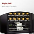 32-Bottle Dual Zone Compressor Wine Cooler with Digital Touchscreen ...