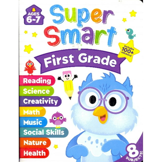 Super Smart First Grade Workbook (Ages 6-7) - Walmart.com