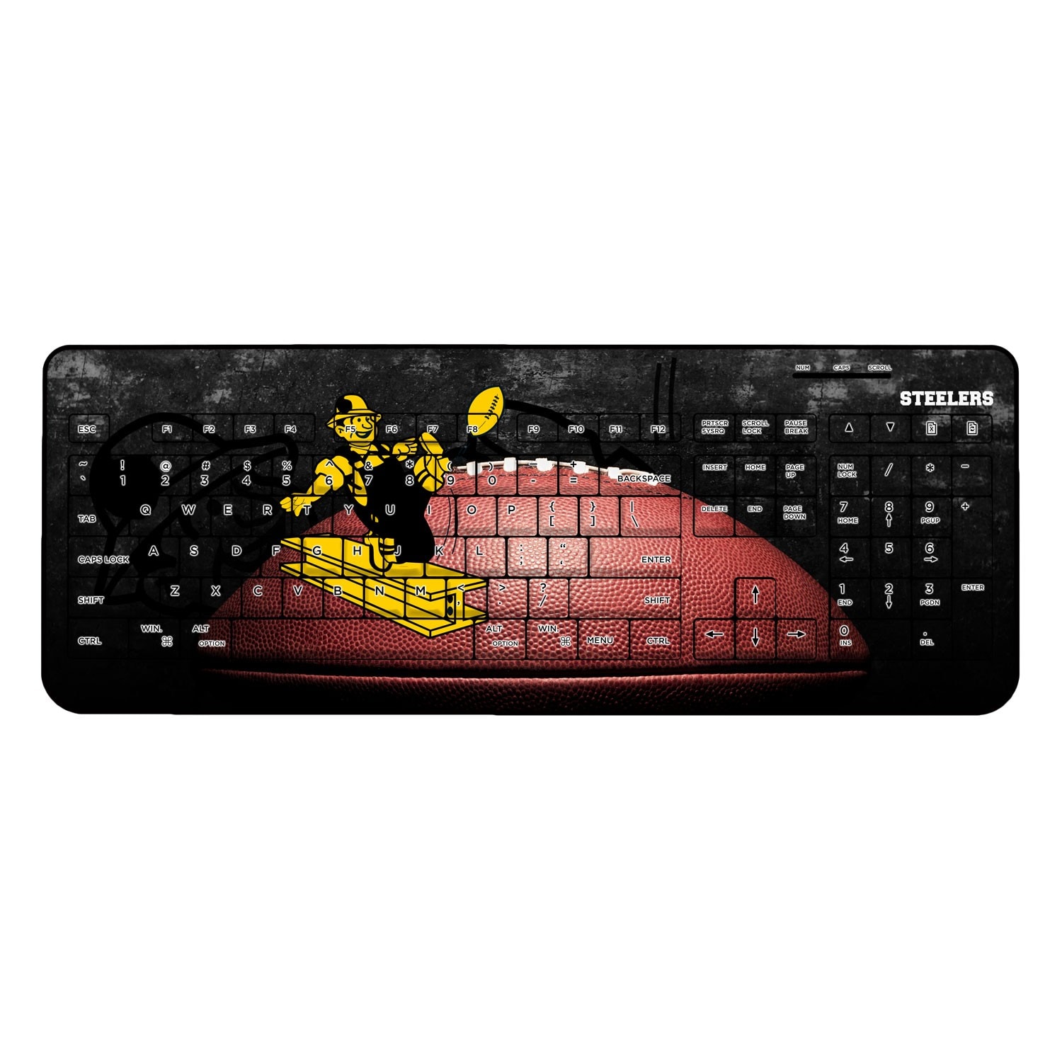 Pittsburgh Steelers Legendary Design Wireless Keyboard - Walmart.com