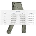 lcziwo Mens Solid Color Pants with Multi Pockets Waterproof EDC Golf ...