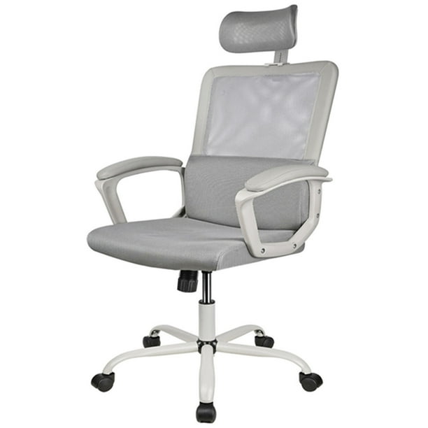 Office Task Chair with Lumbar Support and Adjustable Headrest ...