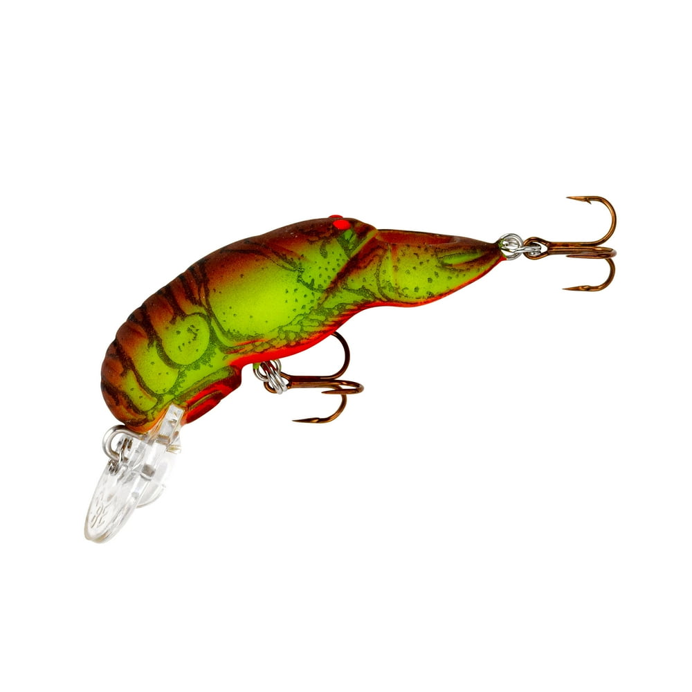 Rebel Teeny Wee Craw Crankbait Chartreuse Brown 1 1/2" 1/10 oz ...