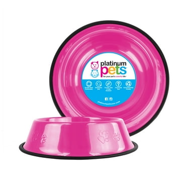 Platinum Pets Dog Non-Tip Stainless Steel Bowl - Walmart.com