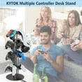 Kytok Controller Stand 4 Tiers with Cable Organizer for Desk, Universal ...