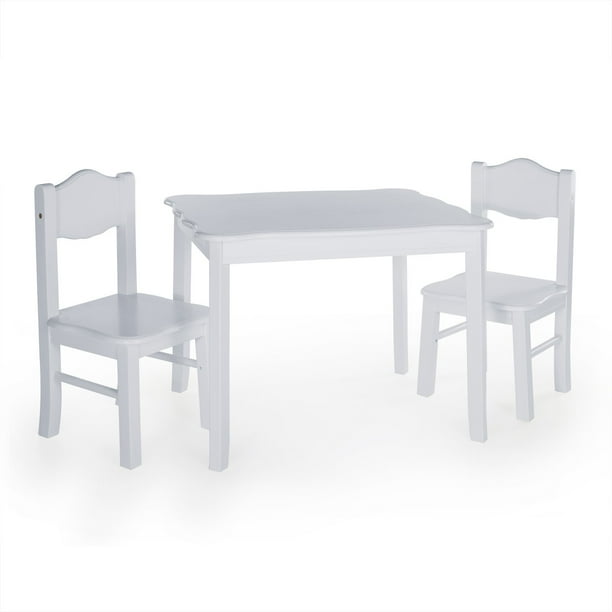 Guidecraft Classic Kids Table and Chairs Set, Multiple Colors - Walmart.com