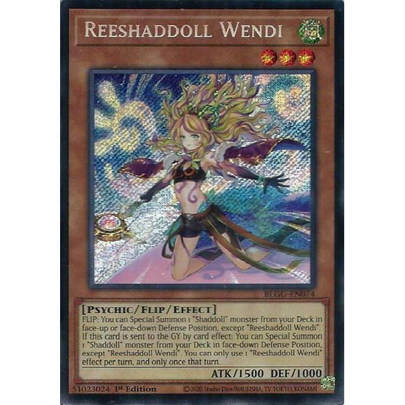 YuGiOh Battles of Legend: Glorious Gallery Secret Rare Reeshaddoll ...