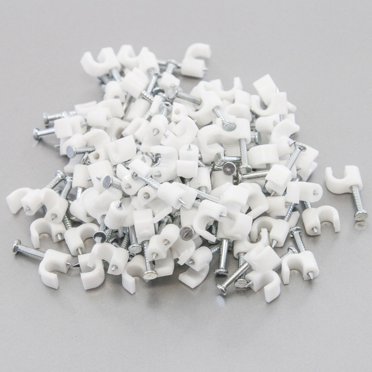 Red Hound Auto 100 Round 11/16 inches (18 mm) Cable Wire Clips Cable ...