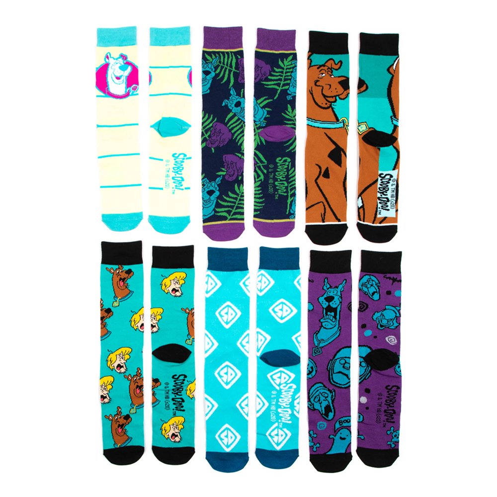 Scooby-Doo - Men's Scooby 6pk Socks - Walmart.com - Walmart.com