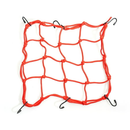 TFixol Solid Latex Bungee Cargo Net Pocket Gear Helemt Luggage Netting ...