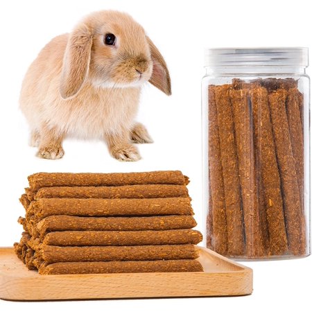 Rabbit Toys, Rabbit Chew Toys, 25 PCS Natural Timothy Hay Sticks ...