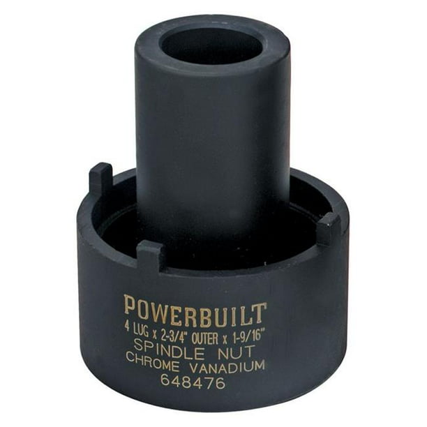 Powerbuilt 648476 Four Lug Special Spindle Nut Socket - Walmart.com ... Powerbuilt 648476 Four Lug Special Spindle Nut Socket - Walmart.com ...