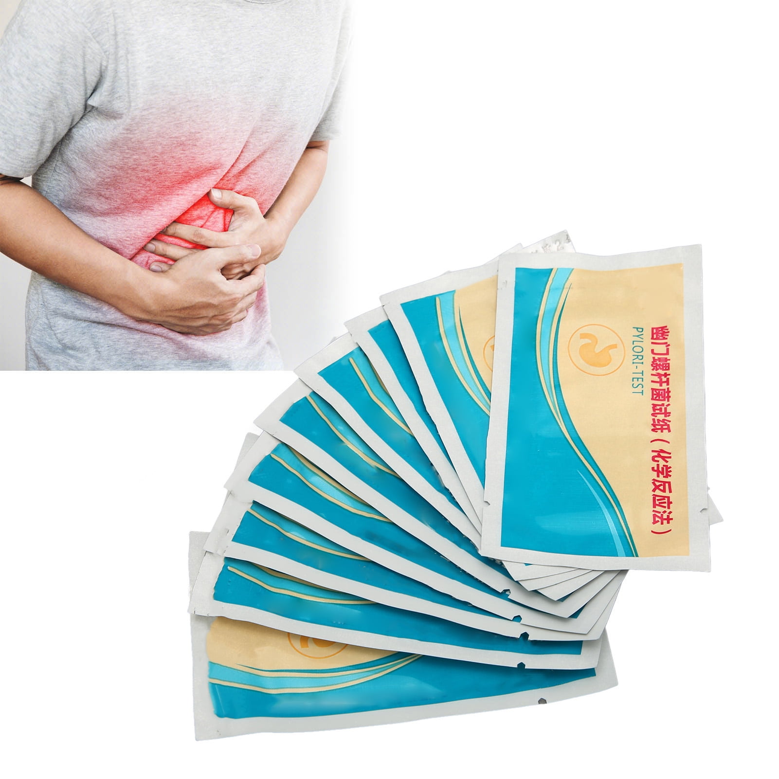 Oral H Pylori Test, Helicobacter Pylori Test Paper 10 Pack Accurate ...