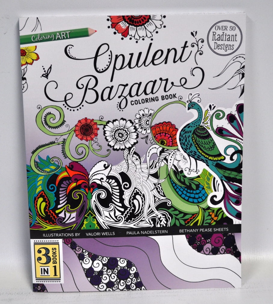 Opulent Bazaar Coloring Book - Walmart.com