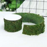 Efavormart 2" Wide | 4 Ft Green Preserved Moss Ribbon Rolls For Gift ...