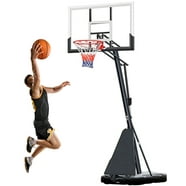 Spalding 60 In. Acrylic Screw Jack Portable Basketball Hoop System and ...