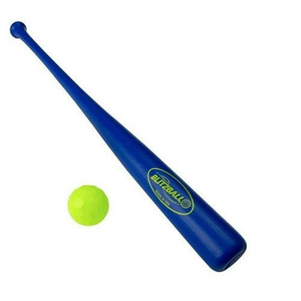 Blitzball Plastic Baseball and Bat Combo Set Blue - Walmart.ca