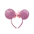 Girl's / Tween Disney Minnie Mouse Pink Sparkle Ears Headband - Walmart.com