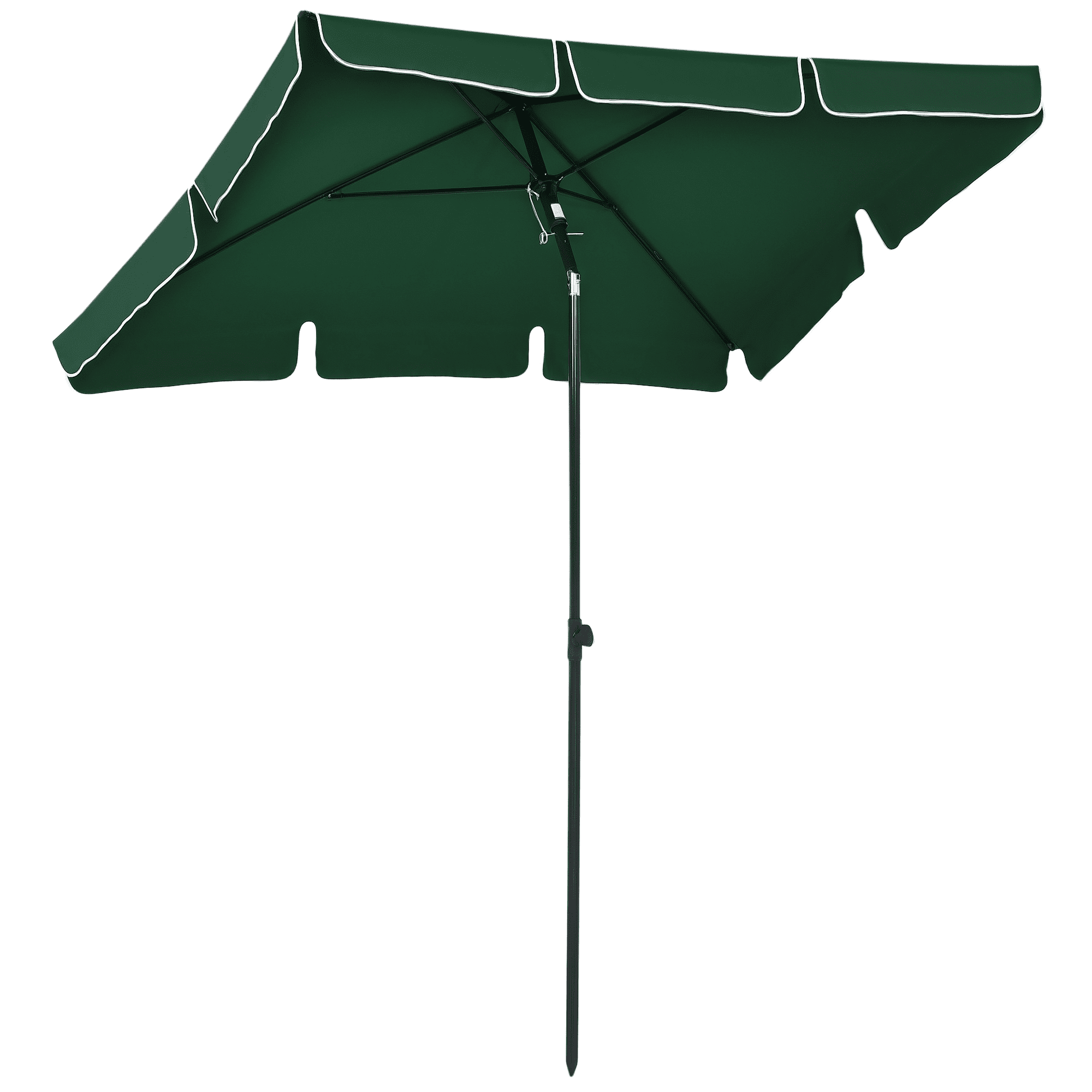 Click here for Outsunny 6.5x4ft Rectangle Patio Umbrella Aluminum... prices